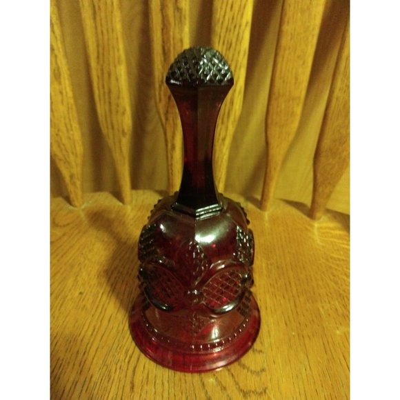 Avon | Accents | Vintage Avon 876 Cape Cod Christmas Bell Ruby Red ...